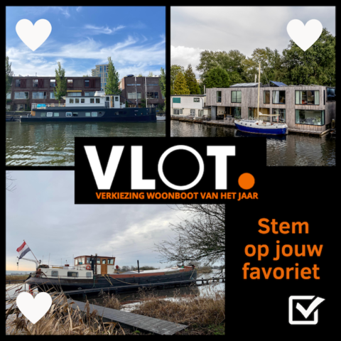 Doe mee! Stem op jouw favoriete woonboot van het jaar 2021 - VLOT