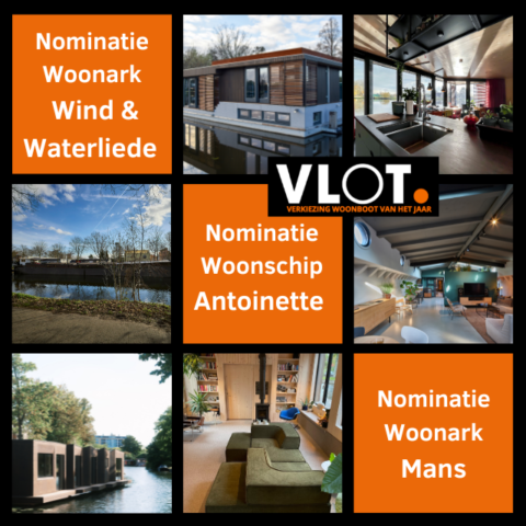 Nominaties Woonboot van het Jaar 2022 - VLOT